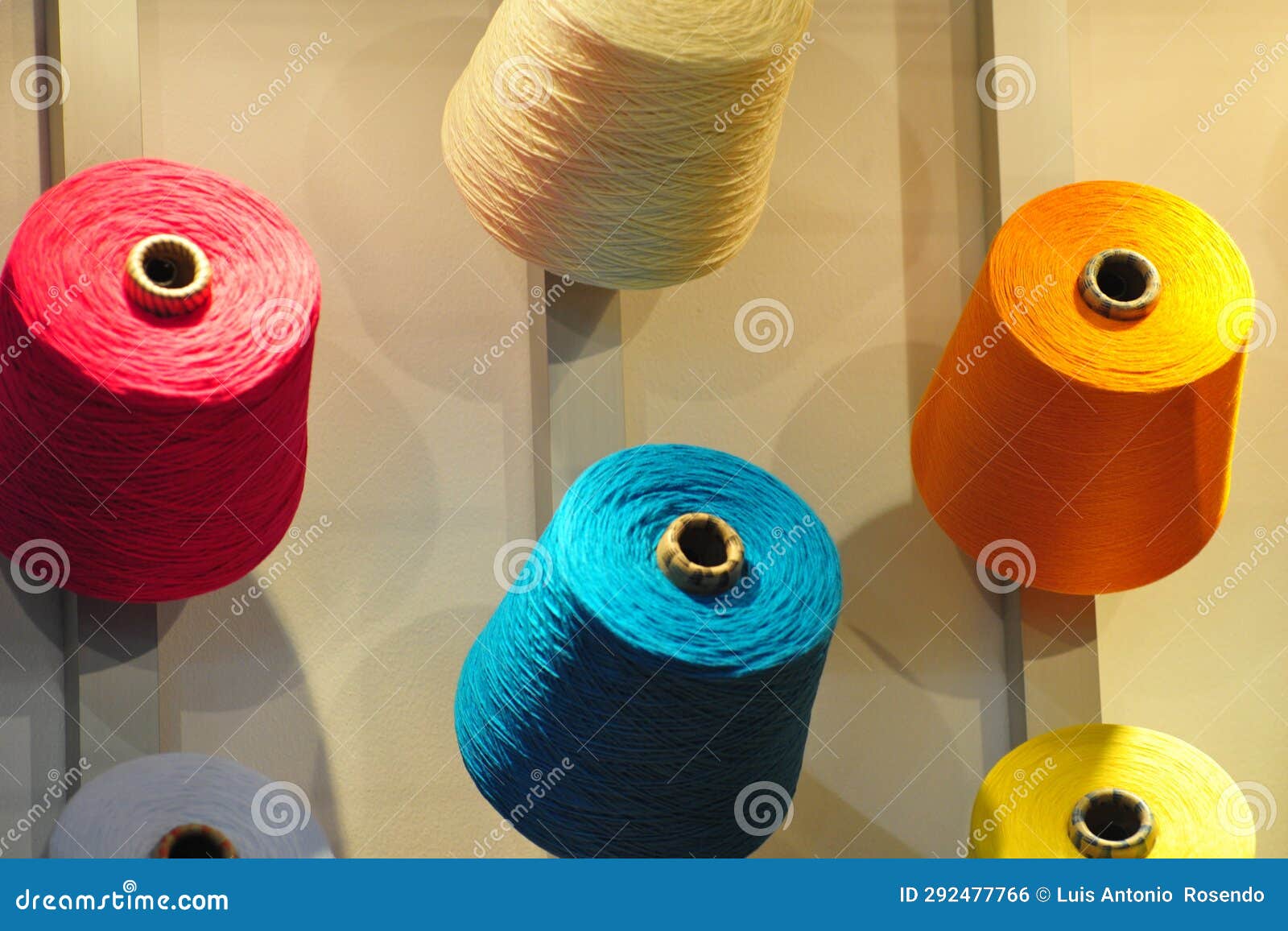 Bobbins with Multicolored Threads for Sewing. Needlework, Sewing and ...