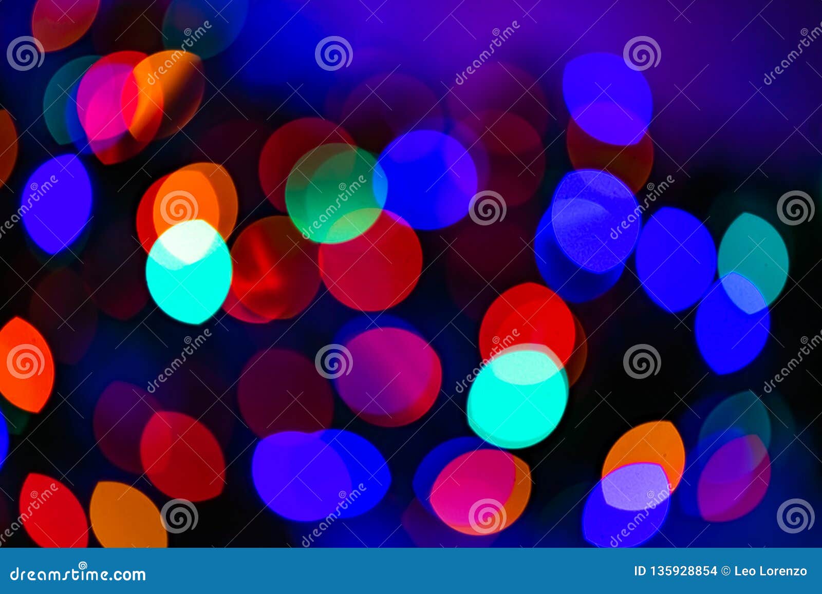 Background with Bokeh and Colorful Lights Stock Photo - Image of color ...