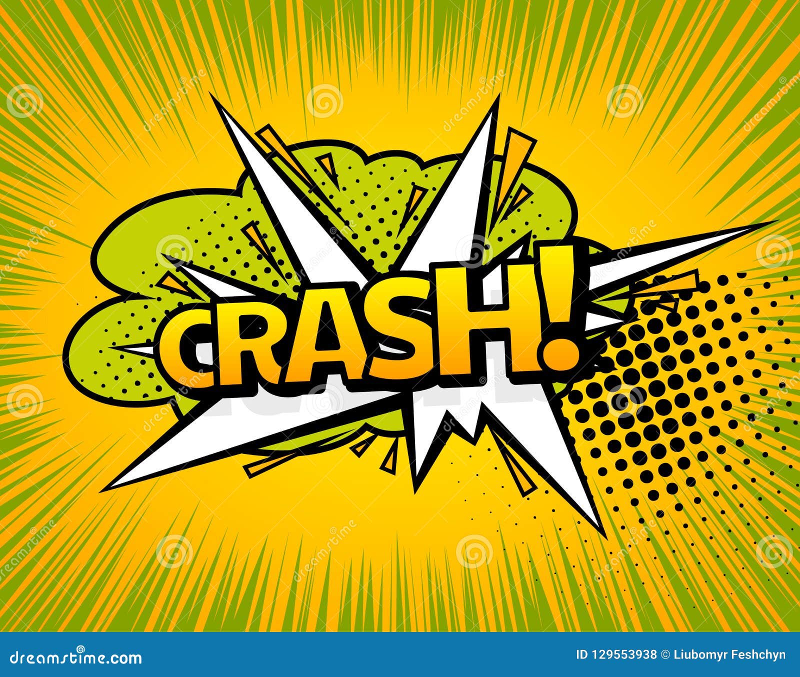 Background. Boom Comic Book Explosion Vector Illustration ...
