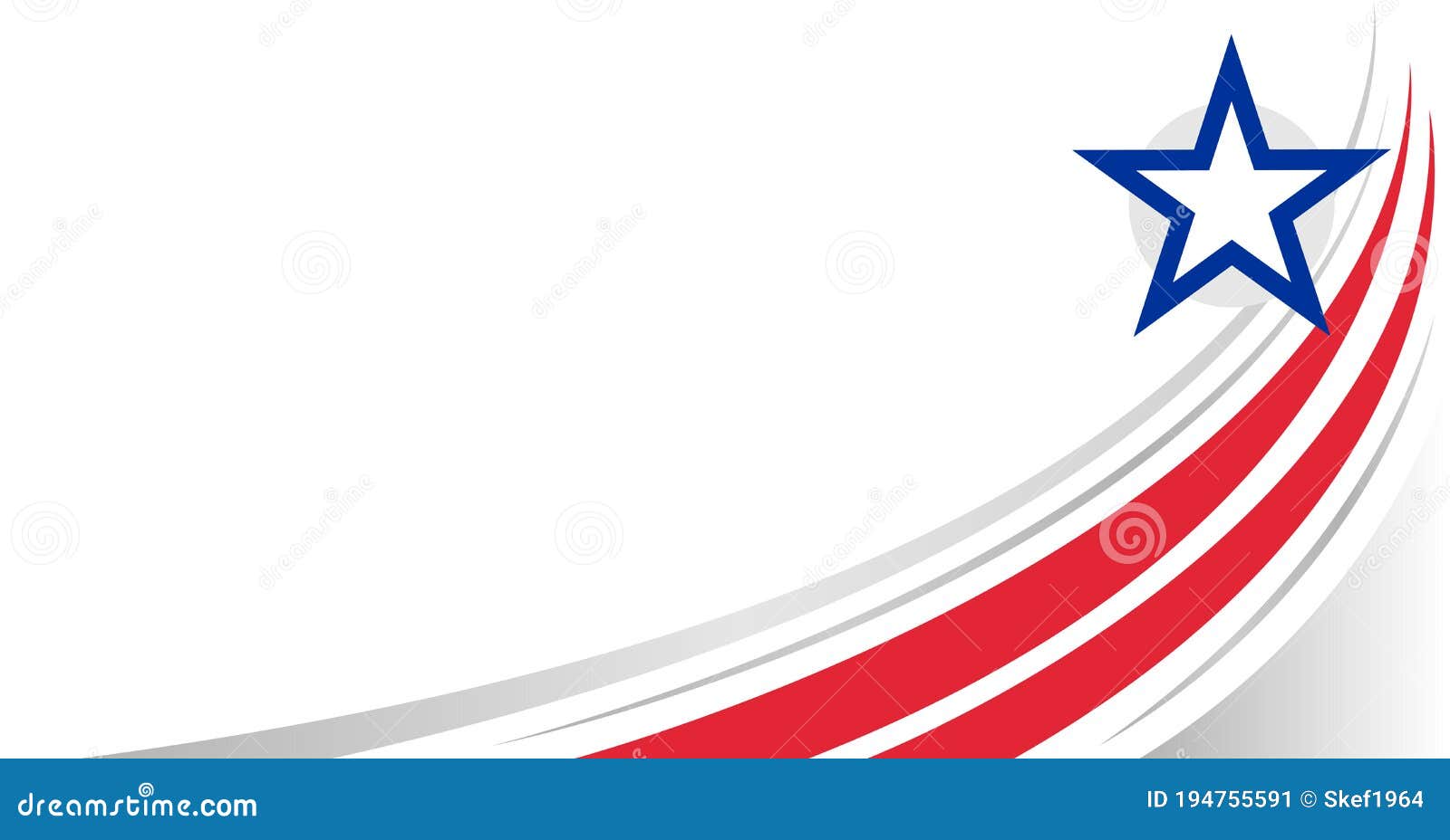 USA Abstract Flag Background Banner Stock Vector - Illustration of ...