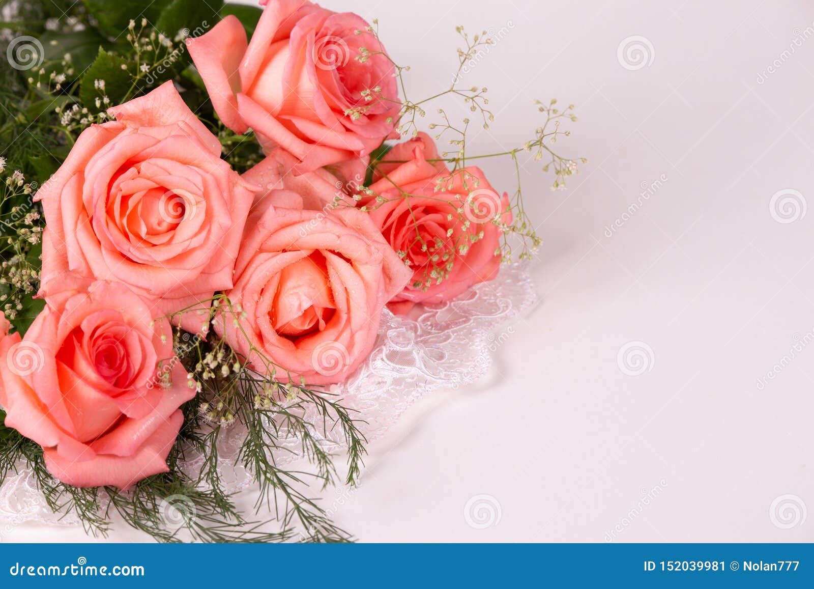 Background with a Bouquet of Beautiful Roses for Congratulations Stock ...