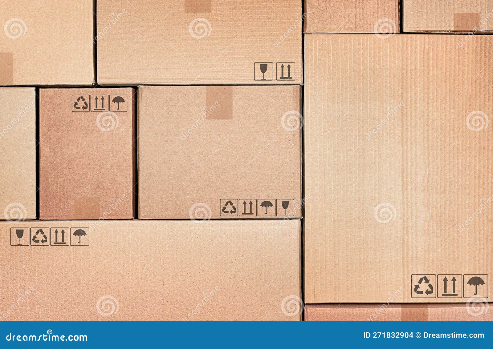 Background boxes stock photo. Image of relocation, distribution - 271832904