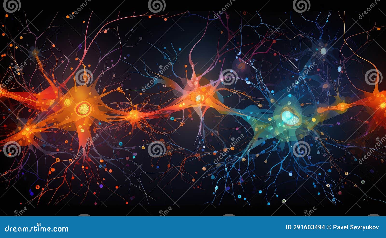 Background Brain Synapse Scan Stock Illustration - Illustration of ...