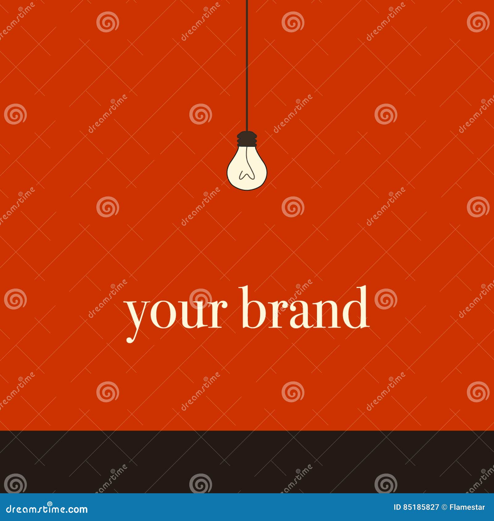 Background for the Brands Name. Your Brand. Stock Vector - Illustration ...