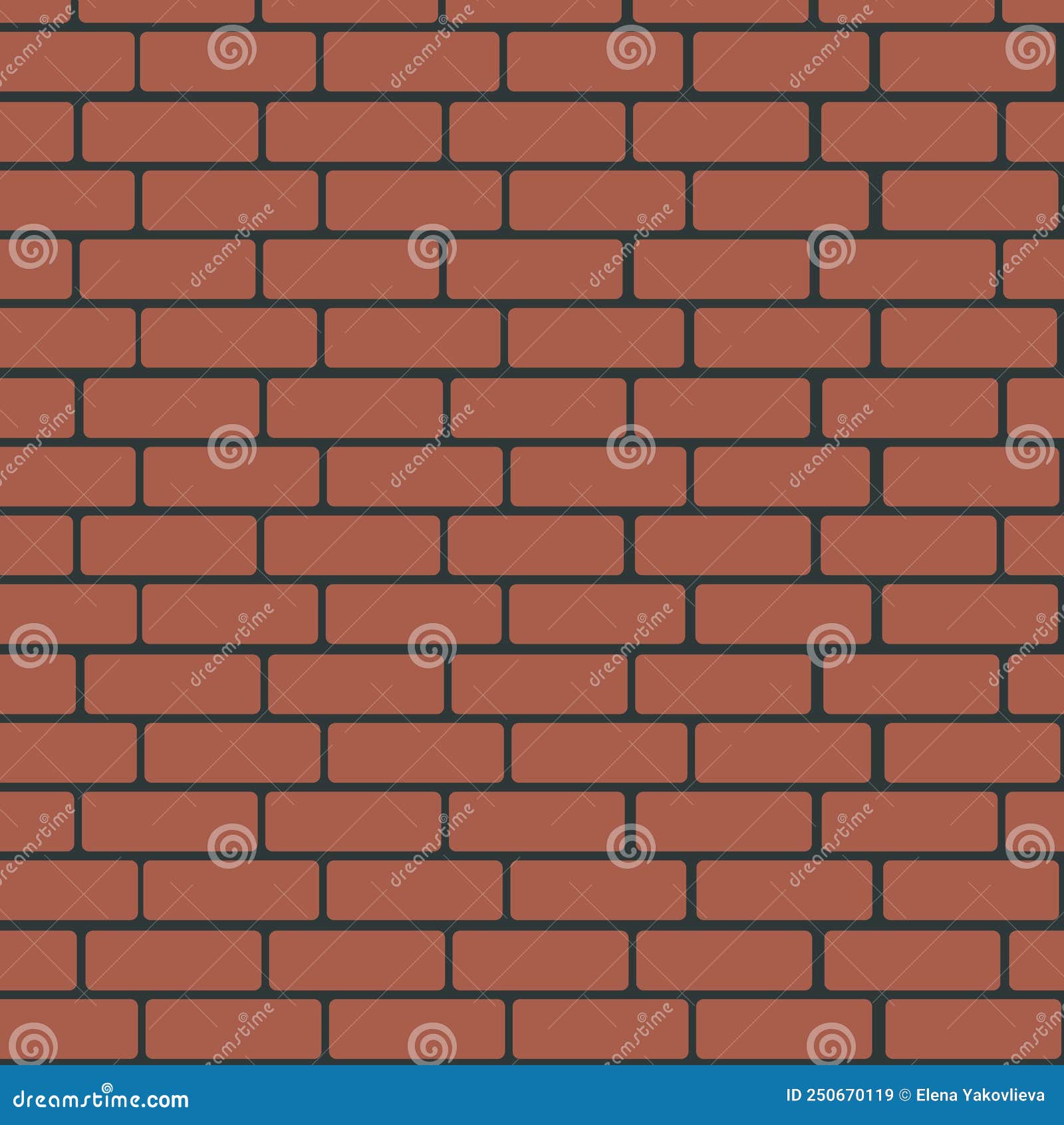Background Brick Colored Wall. Brick Pattern. Vector Illustration Stock ...
