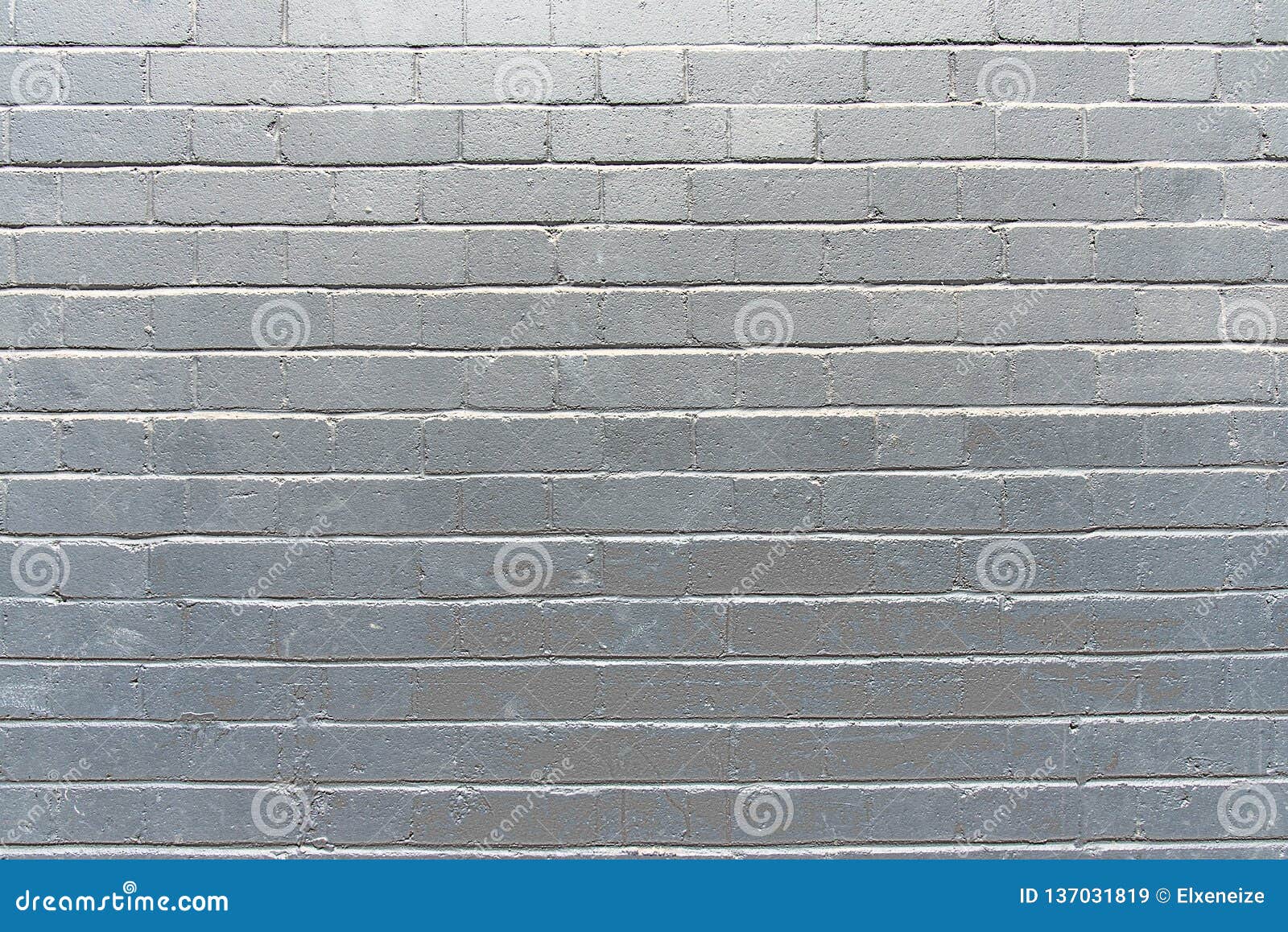 Brick Wall Painted in Silver Stock Image - Image of rectangle, house ...