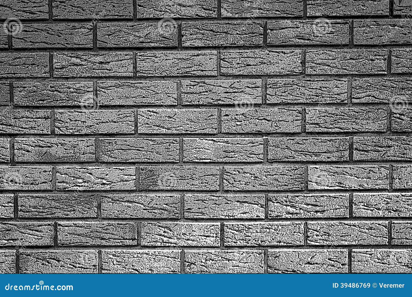 Background of Brick Wall Texture - Black and White Graphic Stock Image ...