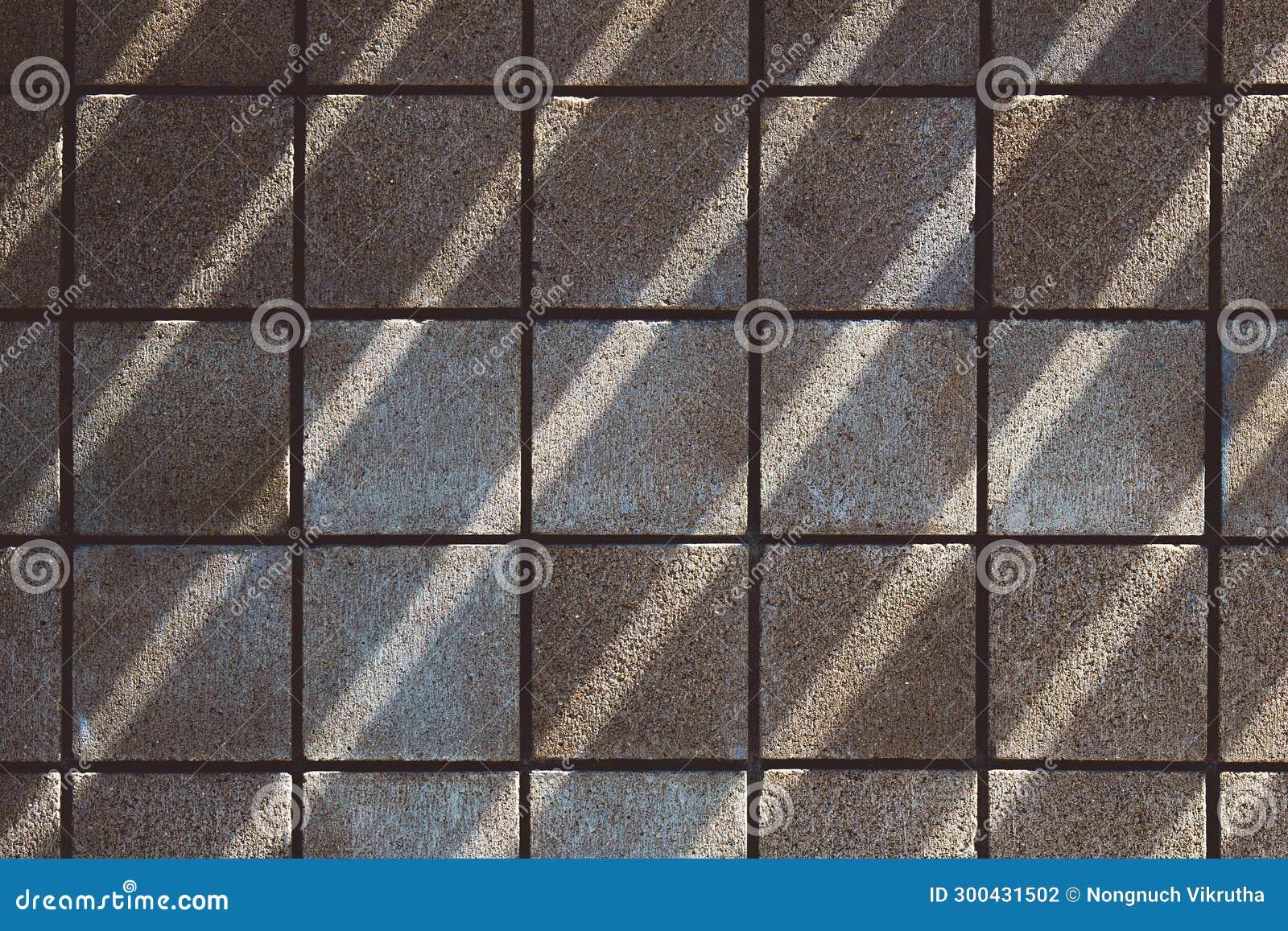 Background of Brick Wall Texture with Shadow and Sunlight. Stock Photo ...
