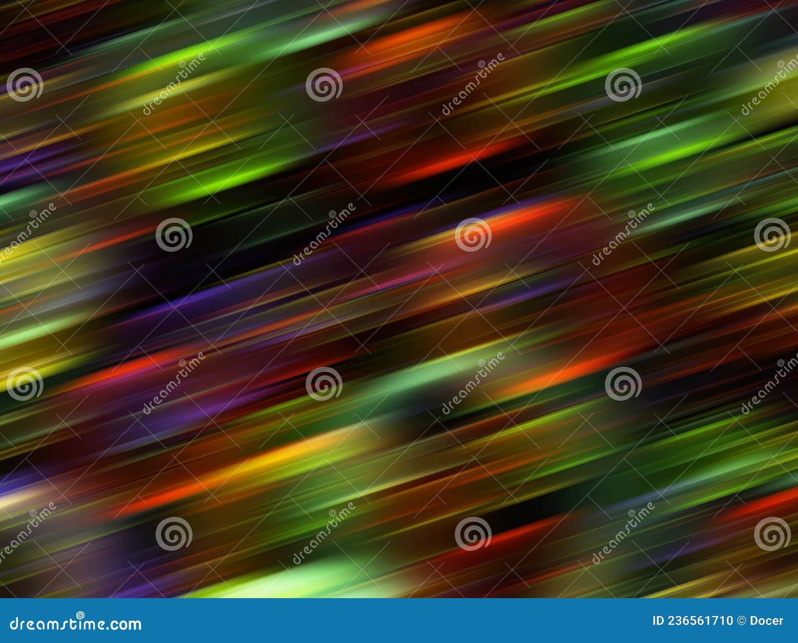 Background of Bright Colored Blurry Glowing Lines Stock Illustration ...