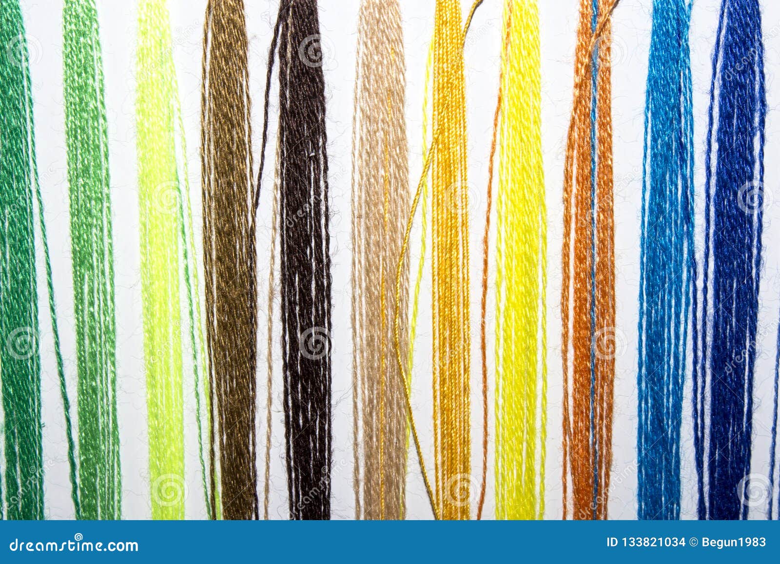 Background of Colored Threads for Embroidery. Stock Photo - Image of ...