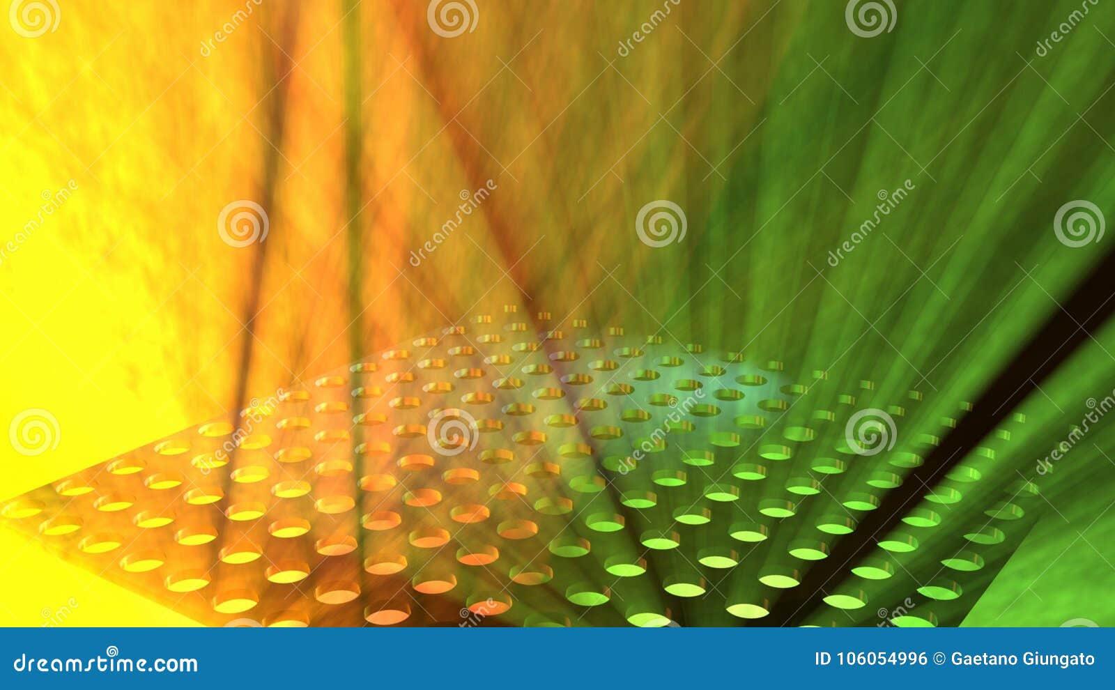 Colored Light Rays through a Grid Stock Illustration - Illustration of ...