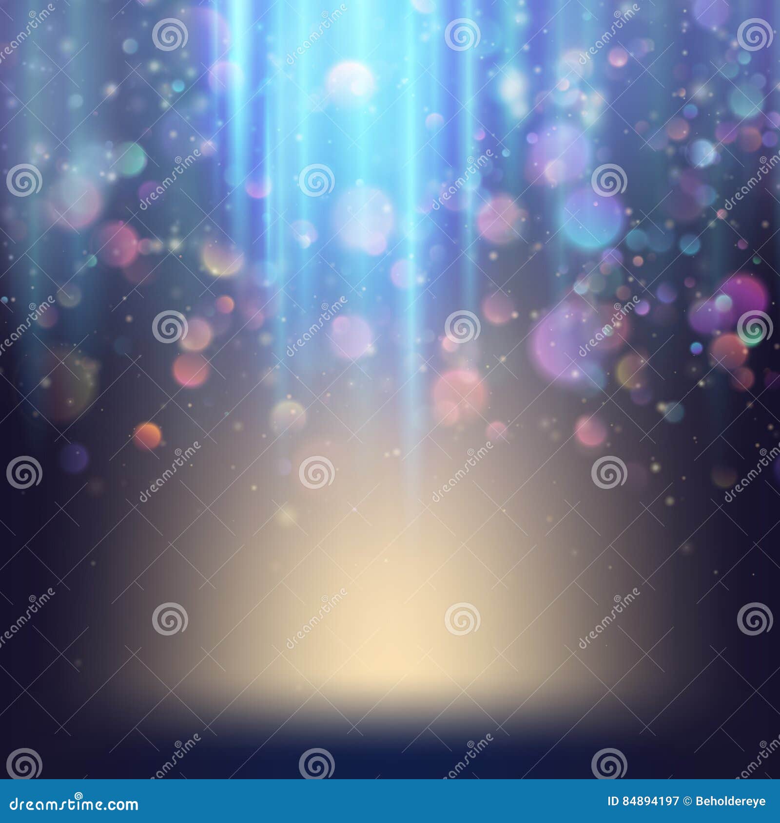 Background with Bright Magic Lights. EPS 10 Stock Vector - Illustration ...