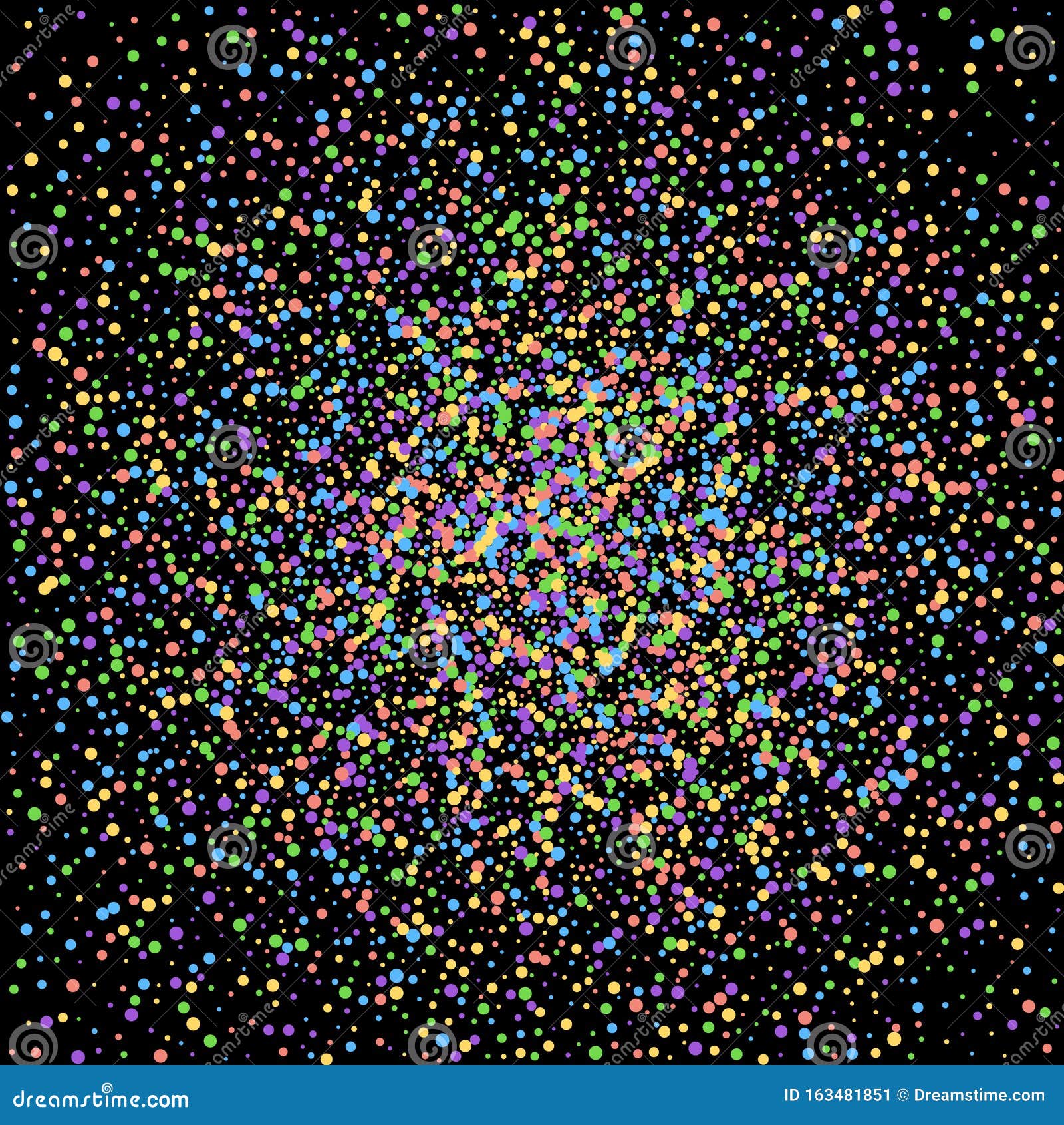 Background from Bright Multi-colored Confetti. Festive Confetti. Joyful ...