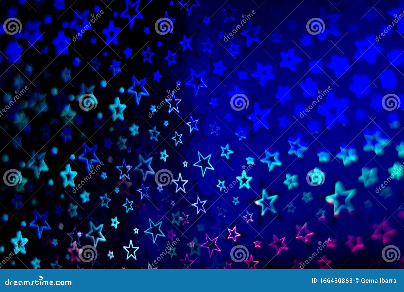 Background with Bright Multicolored Stars Stock Image - Image of ...