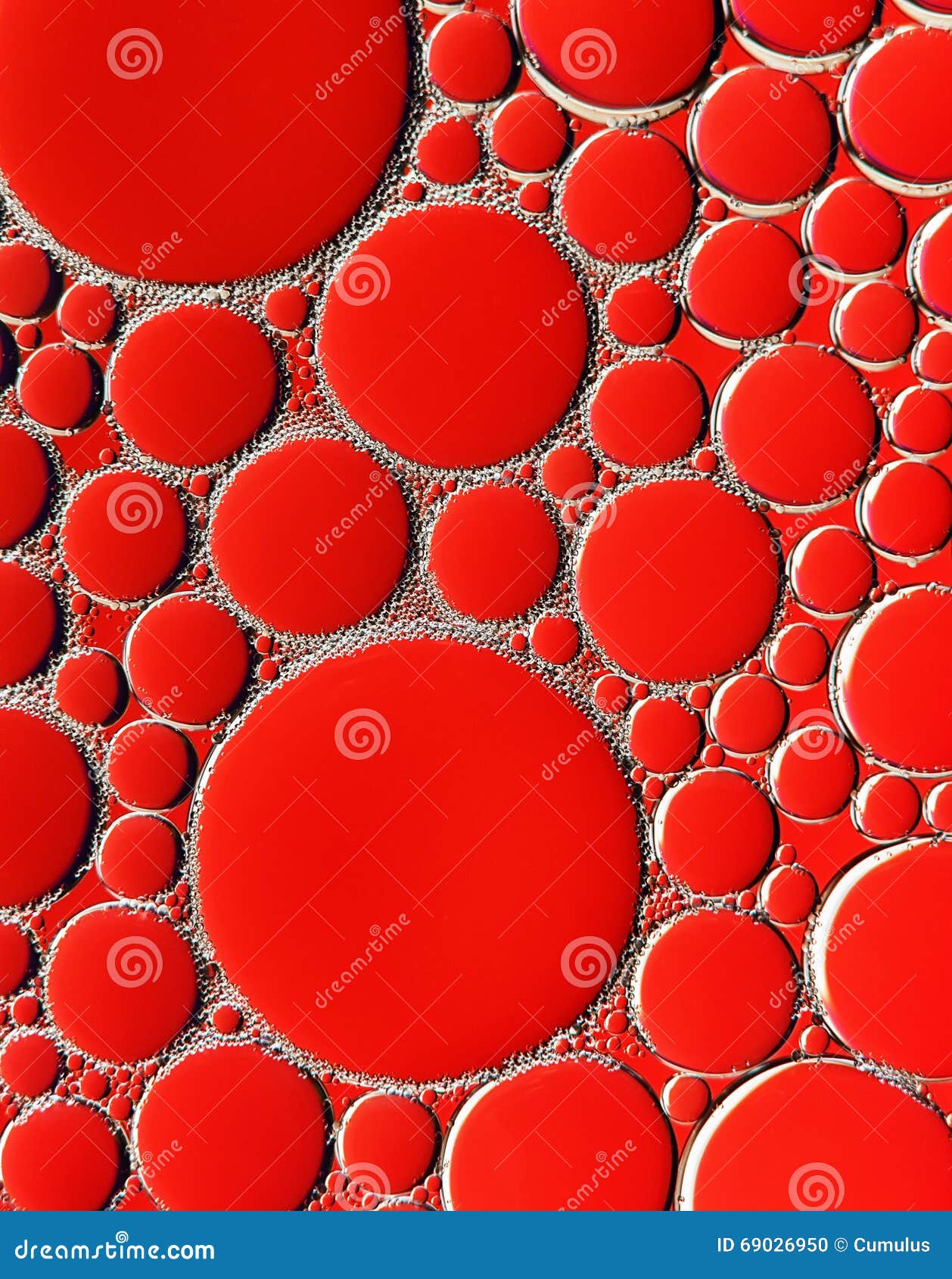 Background with Bright Red Bubbles. Stock Photo - Image of vivid ...
