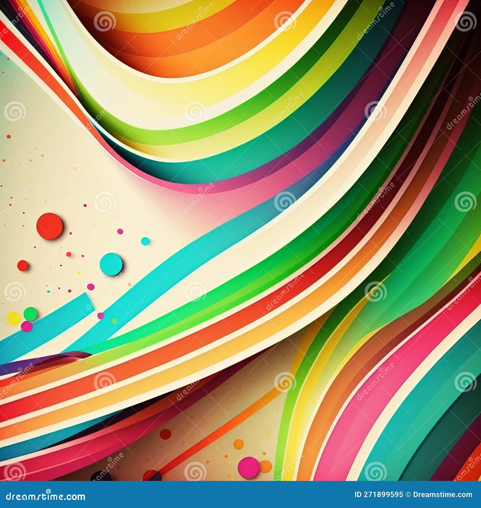 Background of Bright Repeating Lines Generative AI Stock Illustration ...