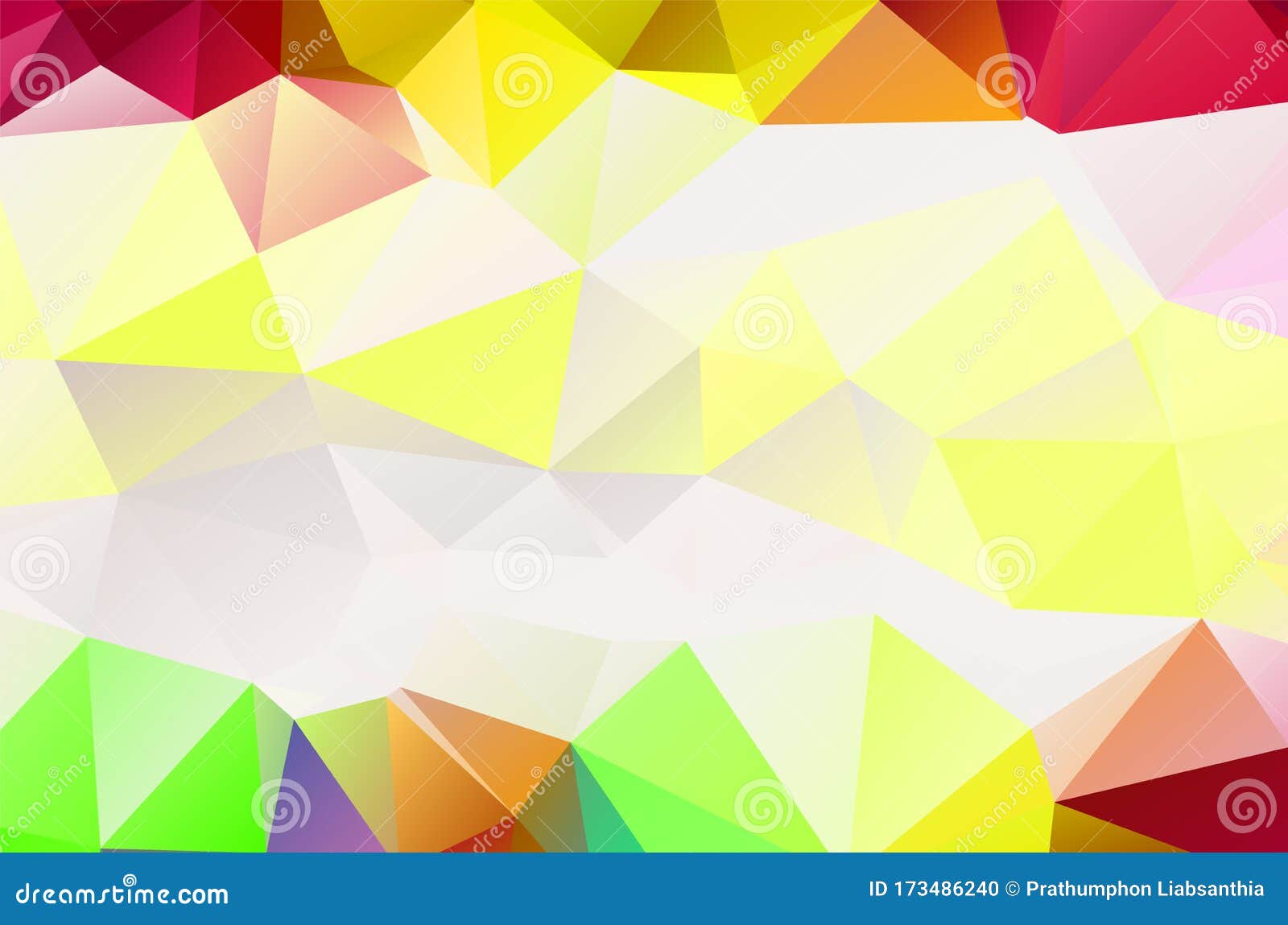 Background Bright Yellow Template Random Bright Colors Low Poly Stock ...