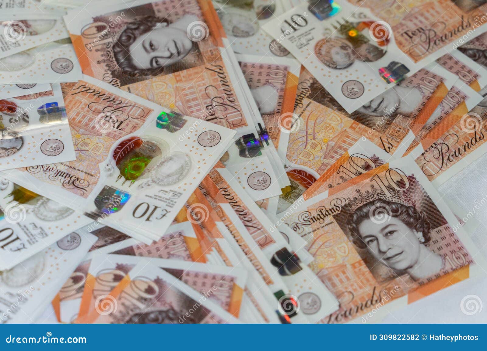 A Background of British Ten Pound Notes Editorial Photography - Image ...