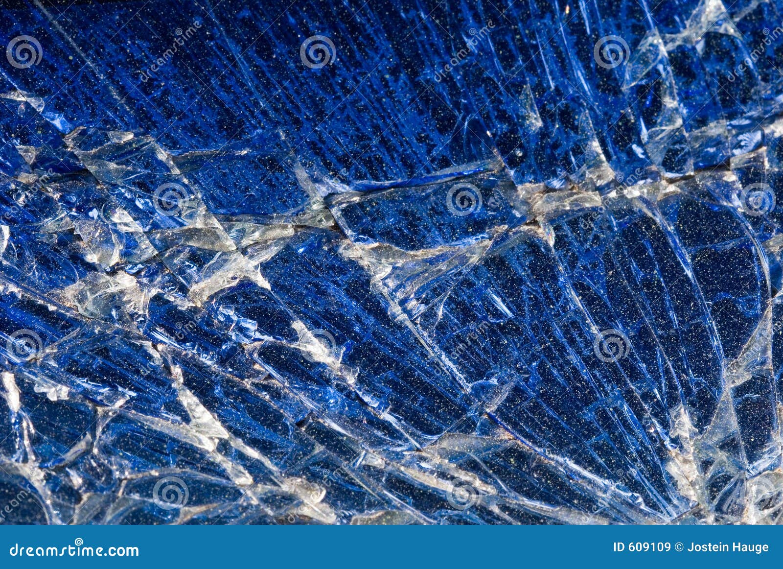 Background - Broken Blue Glass Abstract Stock Image - Image of macro ...
