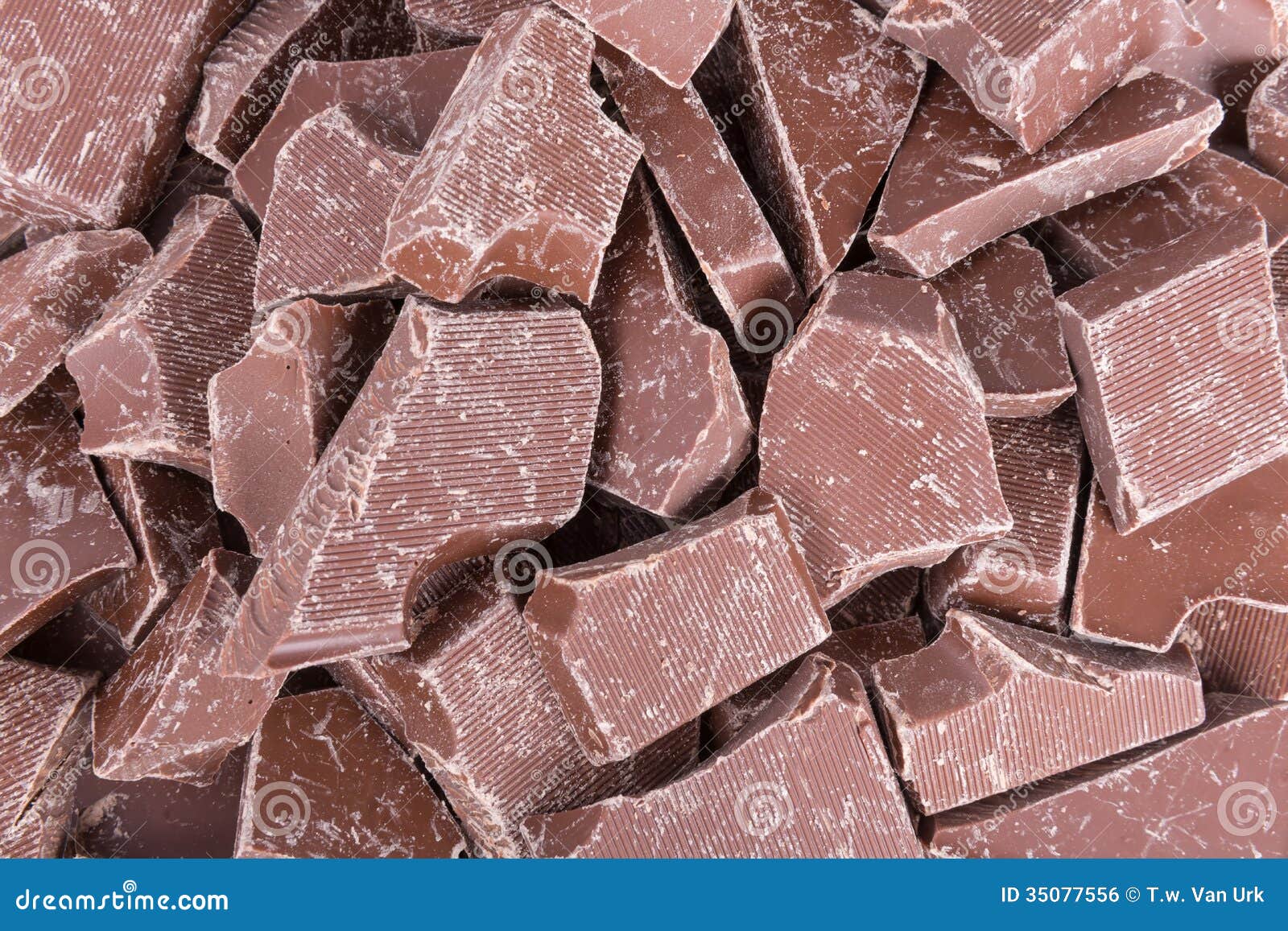 Background of Brown Chocolate Pieces Stock Photo - Image of broken ...