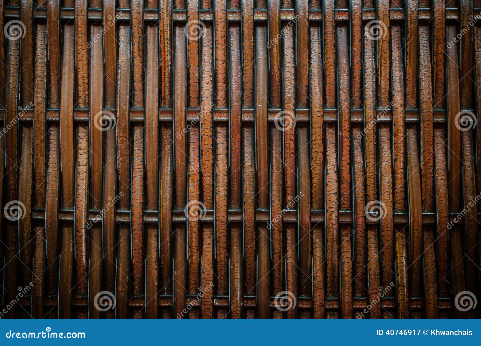 Background of the Brown Plastic Weave Stock Image - Image of textured ...