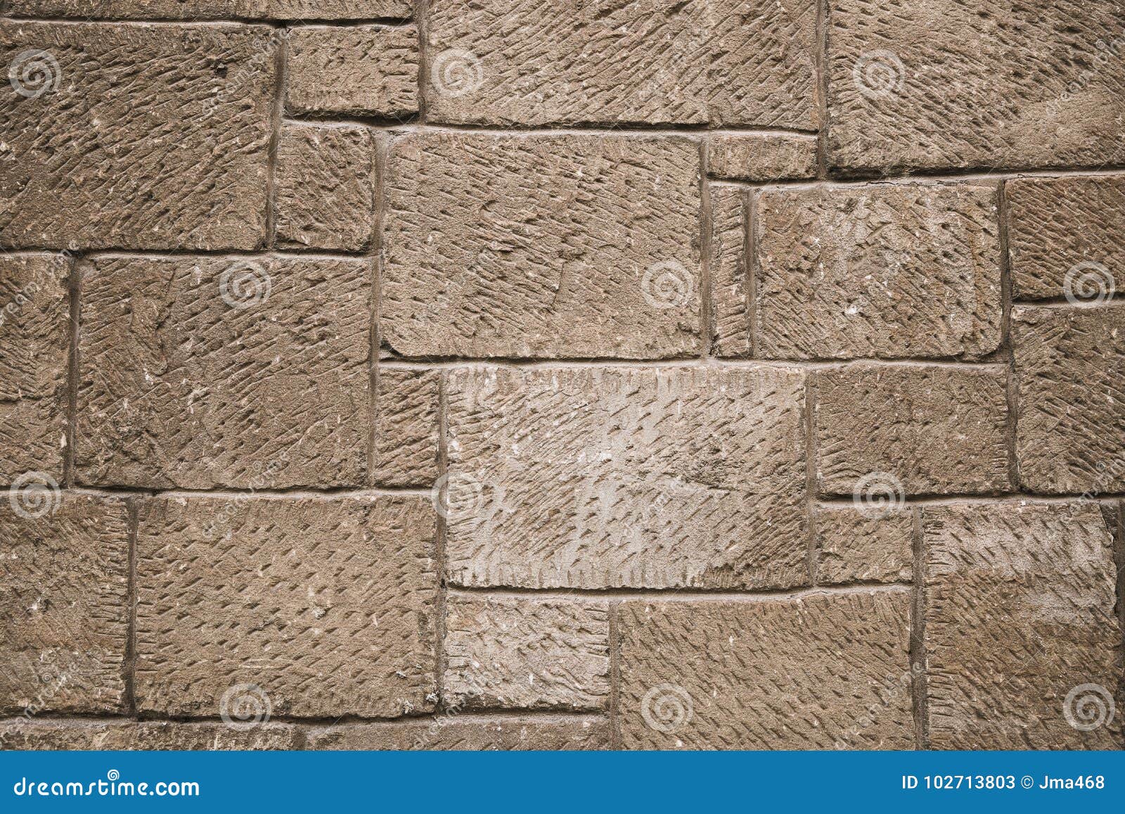 Background of a Brown Stone Made Wall Stock Image - Image of repeat ...