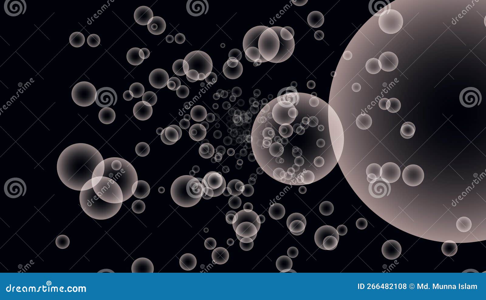 Background and bubbles . stock illustration. Illustration of particle ...