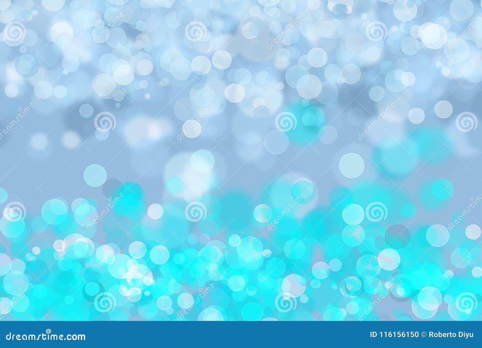 Background of Bubbles and Lights, Bokeh Effect Stock Illustration ...