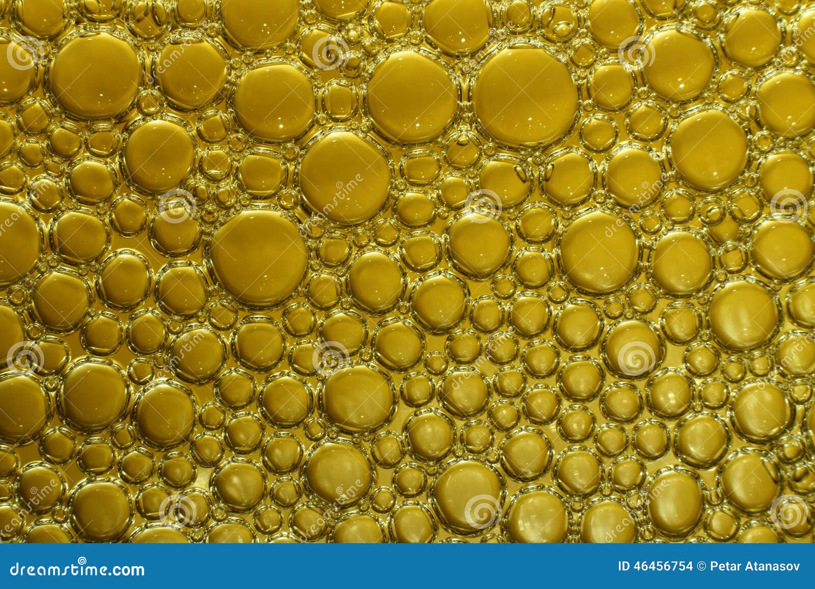 Background of Bubbles in Yellow Stock Photo - Image of base ...