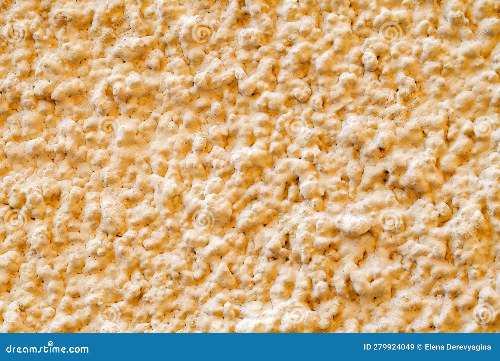 Background Bumpy Surface Putty and Painted with Orange Paint, Close-up ...