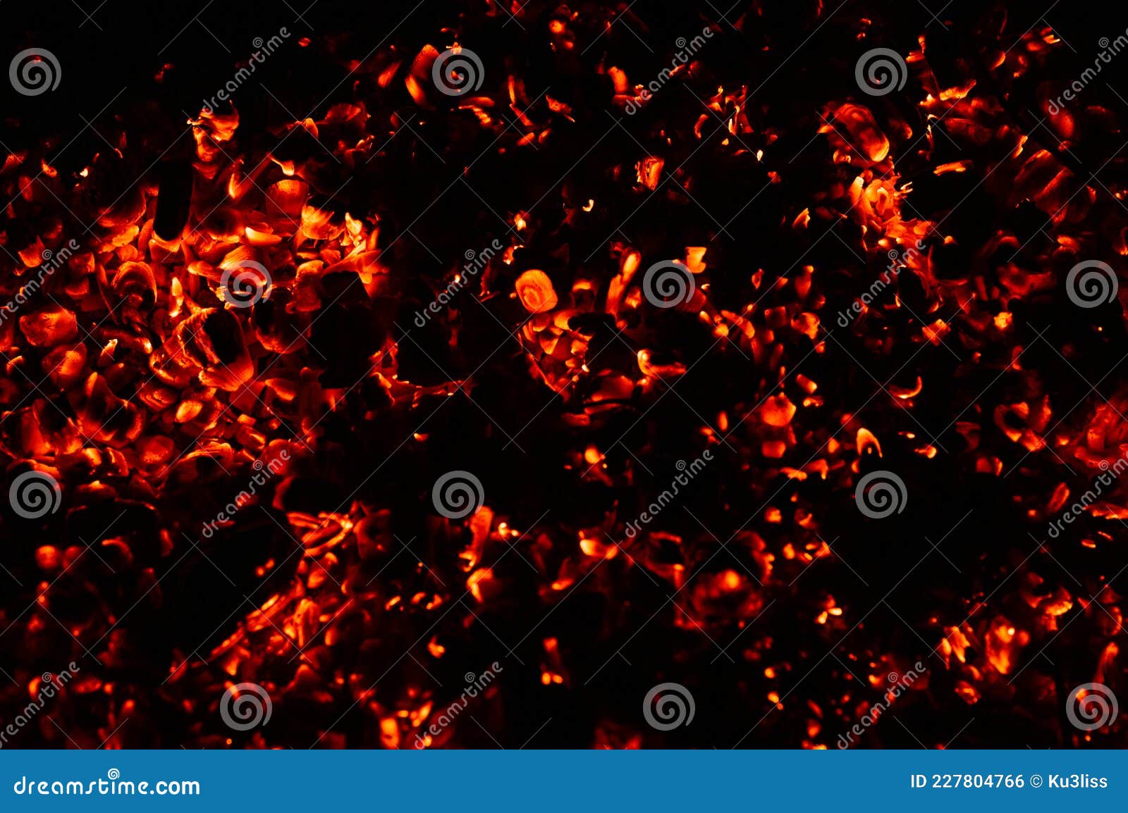 Background of Burning and Glowing Hot Coals. Smoldering Embers of Fire ...