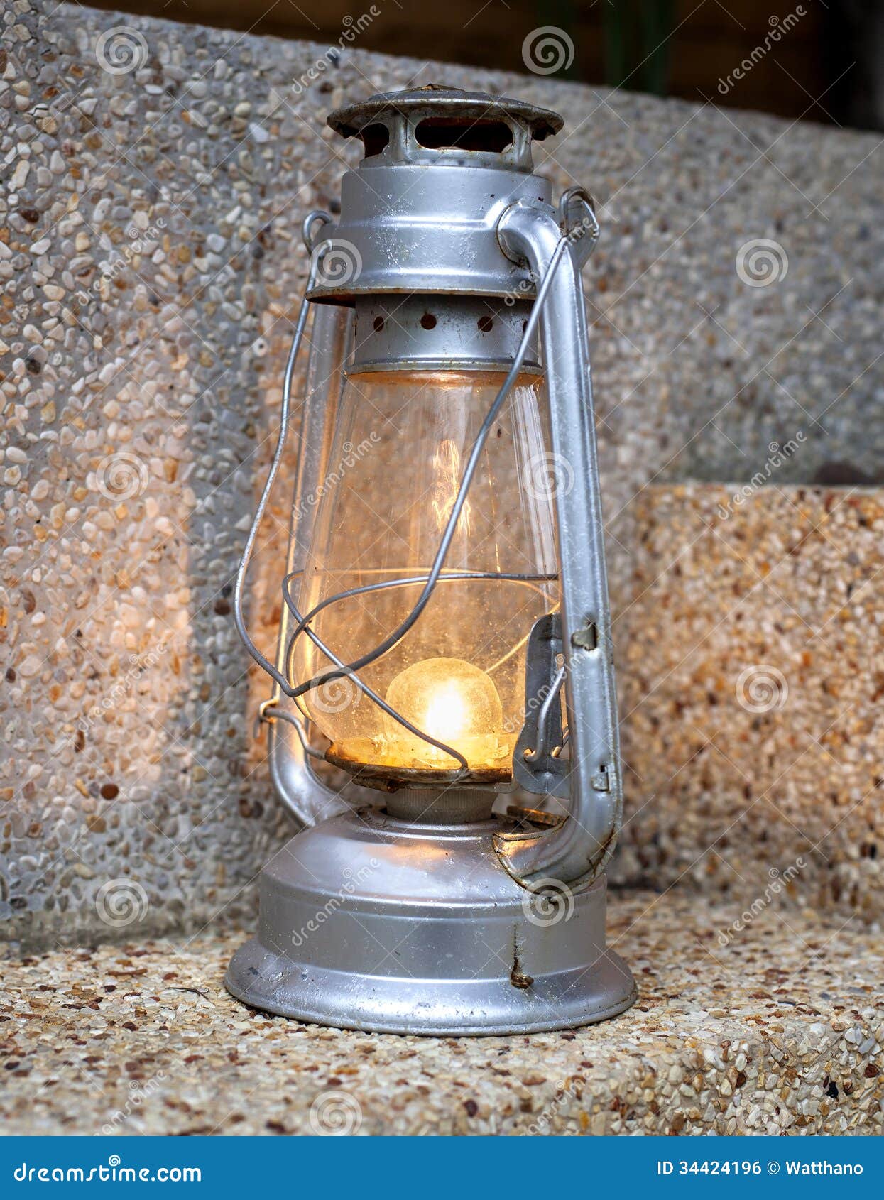 Background Burning Vintage Lamp Stock Photo - Image of aged, copy: 34424196