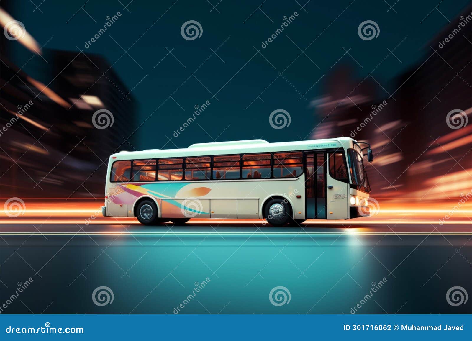 Background Bus Adds a Sense of Movement, Contributing To the Urban ...