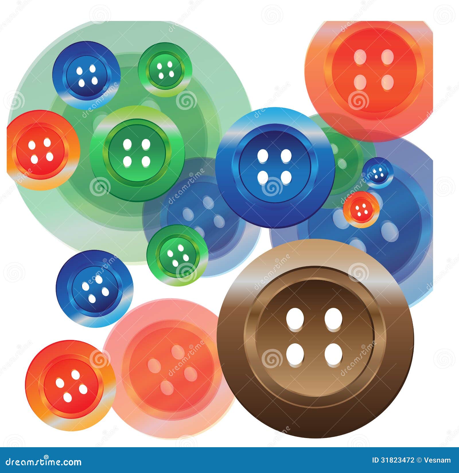 Background with buttons stock vector. Illustration of idea - 31823472