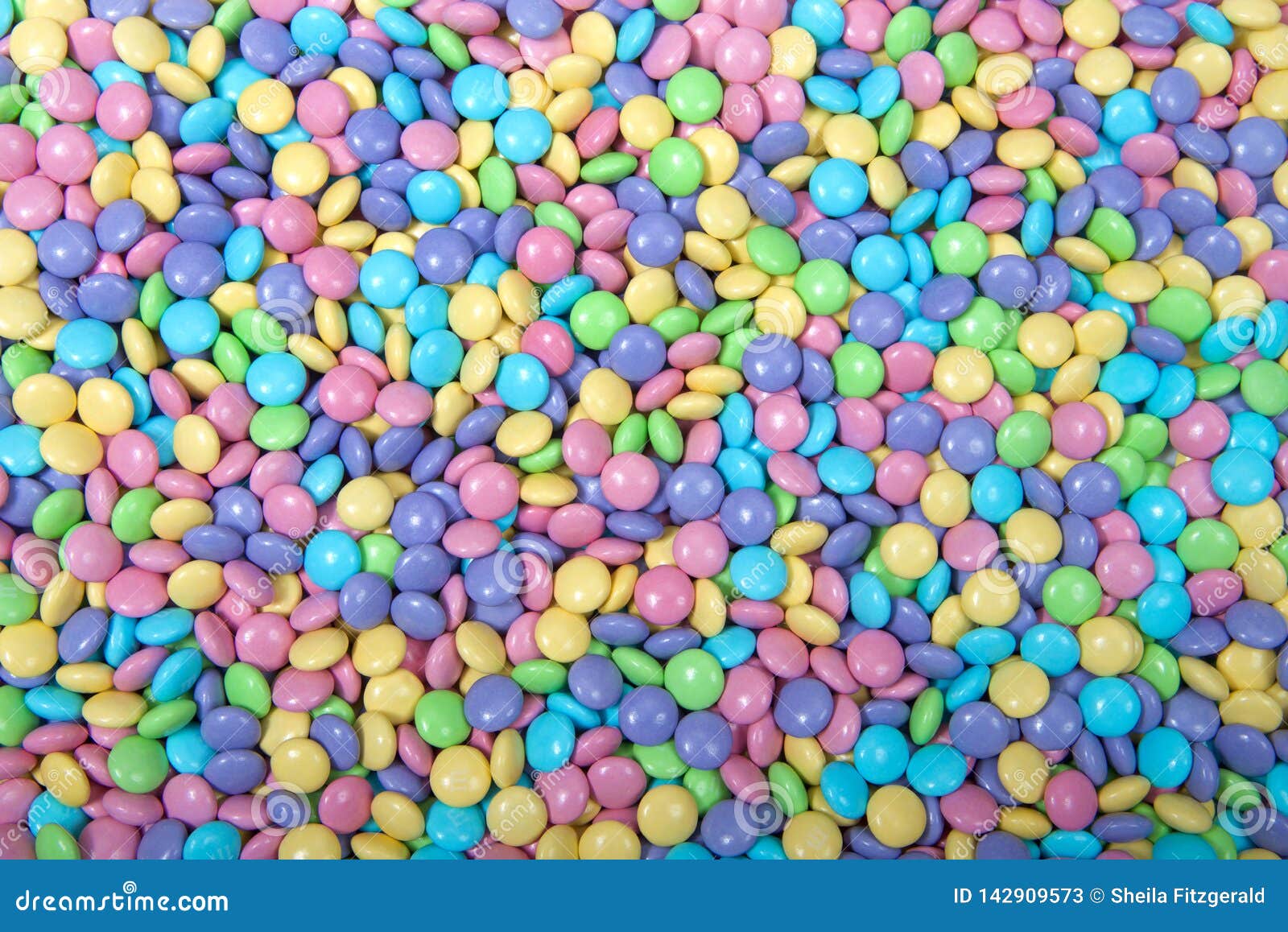 Background Candy Coated Chocolates In Easter Colors Stock Image - Image ...
