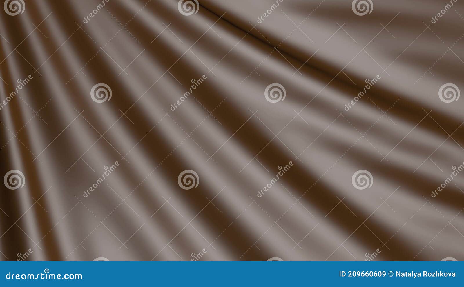 Falling Coffee Color Fabric 3D Stock Illustration - Illustration of ...