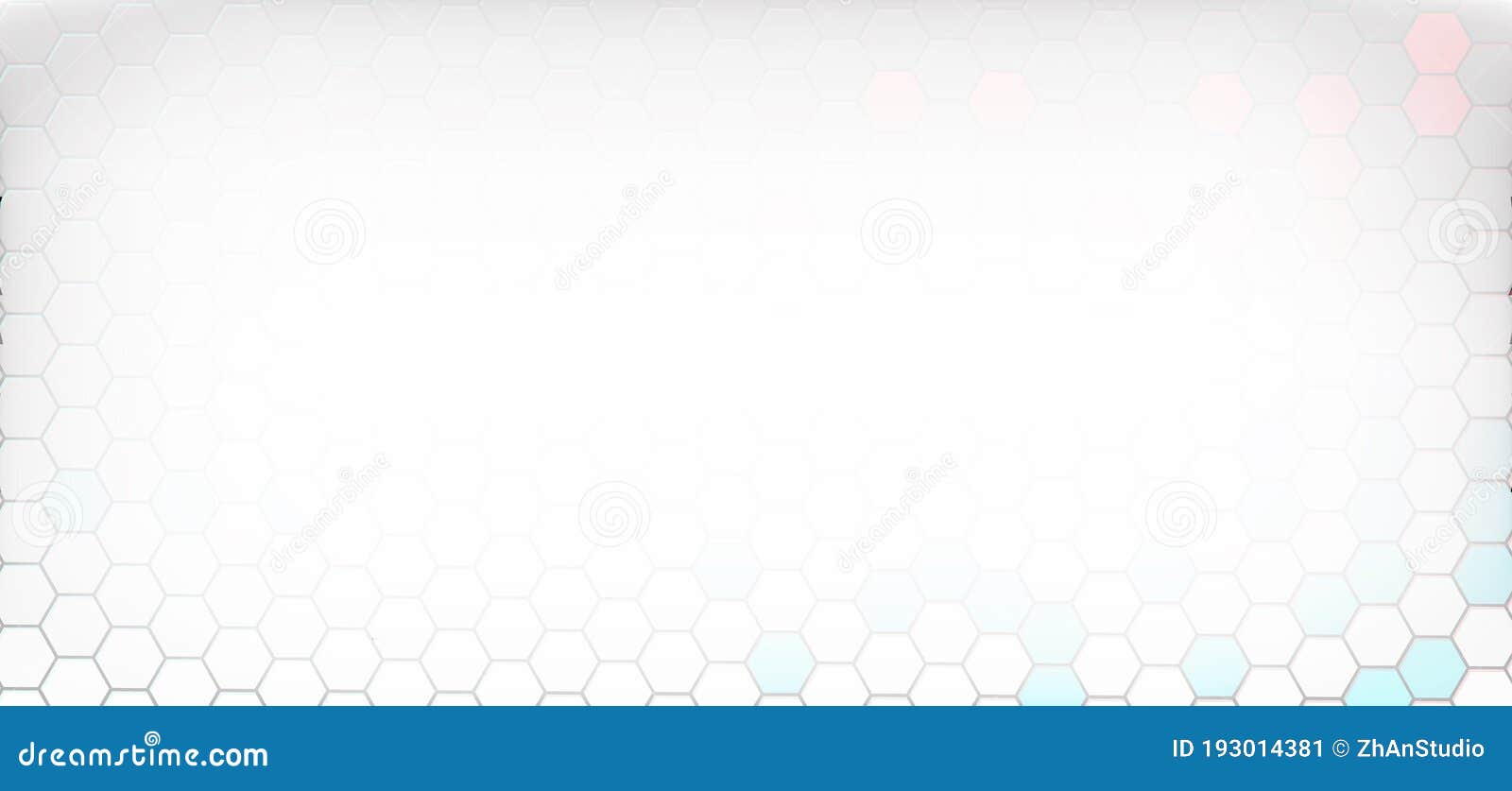 Background For Captions On The Video. Cube Hexagon Pattern Vector ...