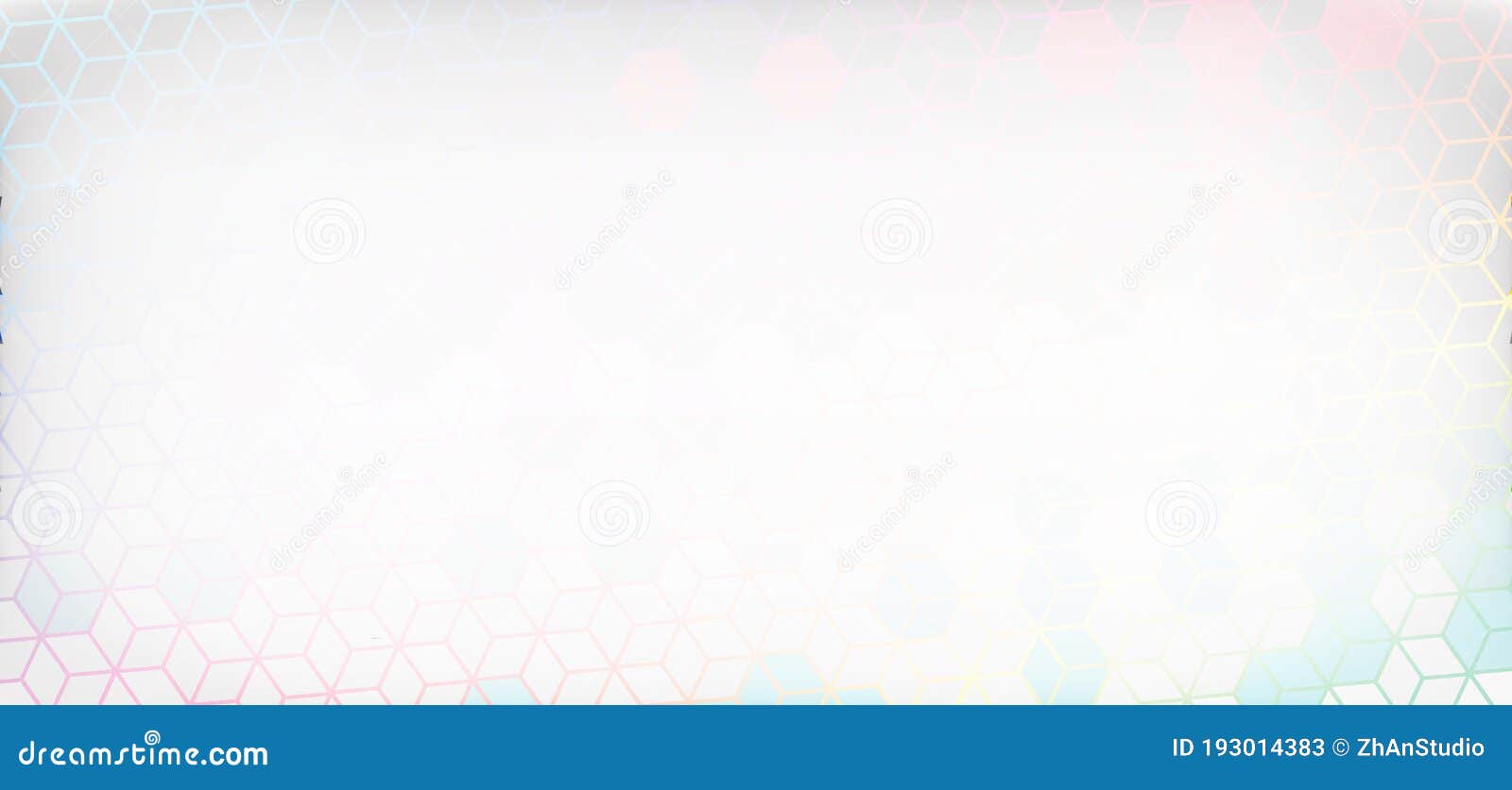 Background For Captions On The Video. Cube Hexagon Pattern Vector ...