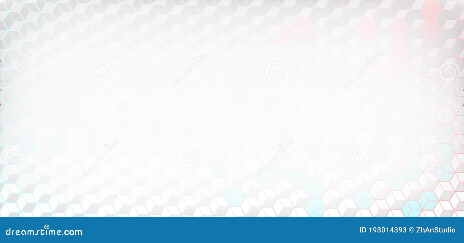 Background For Captions On The Video. Cube Hexagon Pattern Vector ...