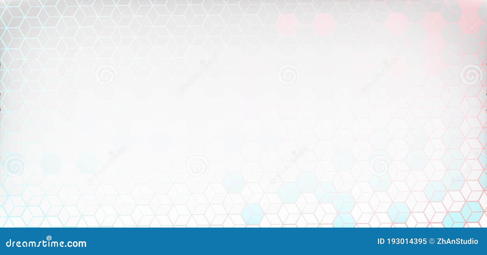 Background For Captions On The Video. Cube Hexagon Pattern Vector ...