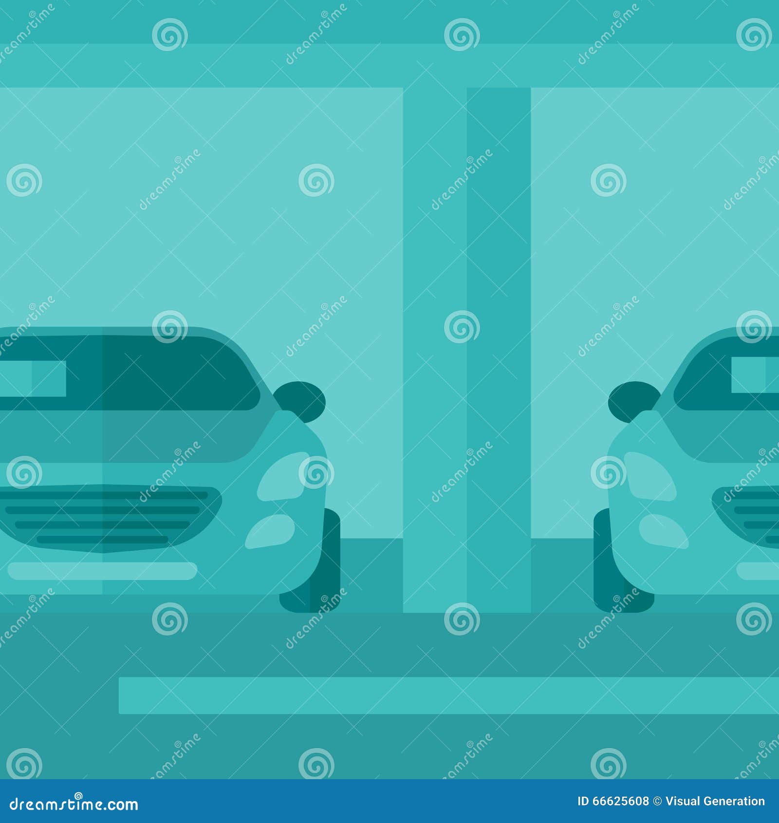 Background of car shop. stock vector. Illustration of office - 66625608