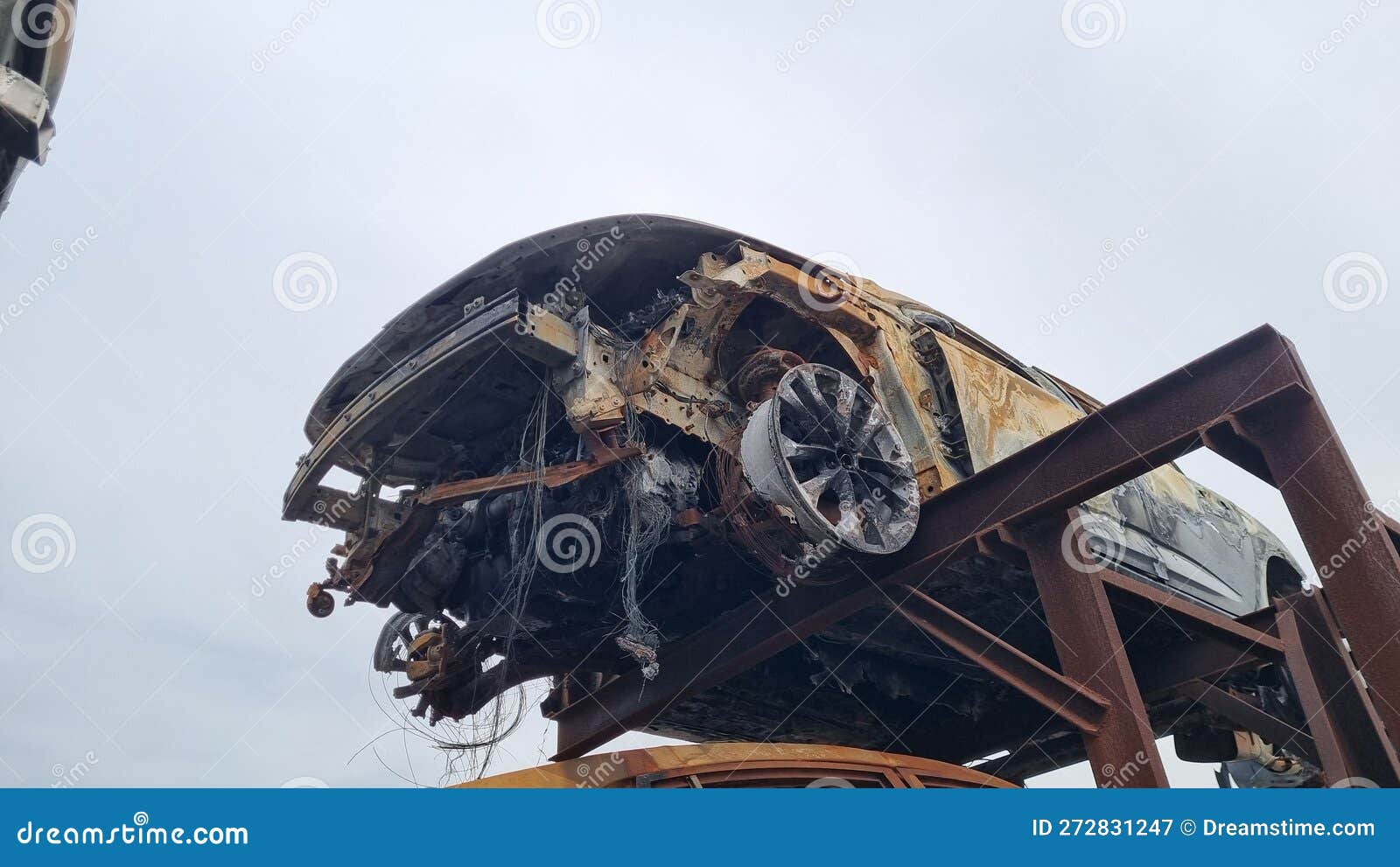 Background with a Car after a Traffic Accident. Jpeg Stock Image ...