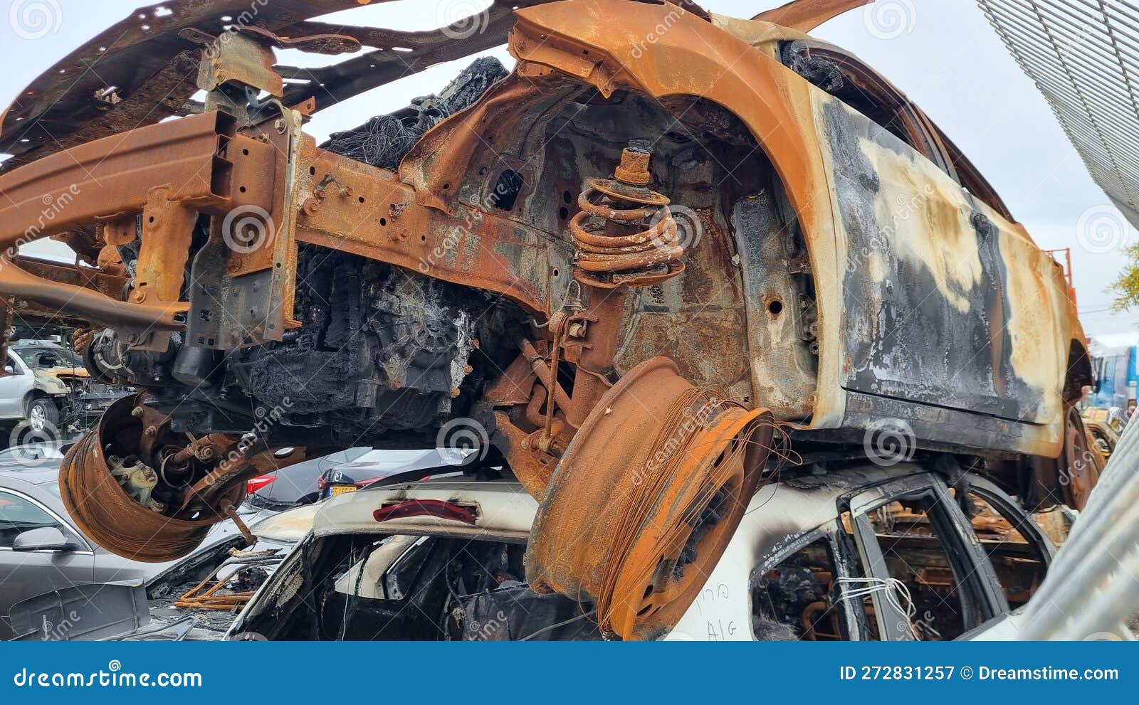 Background with a Car after a Traffic Accident. Jpeg Stock Image ...
