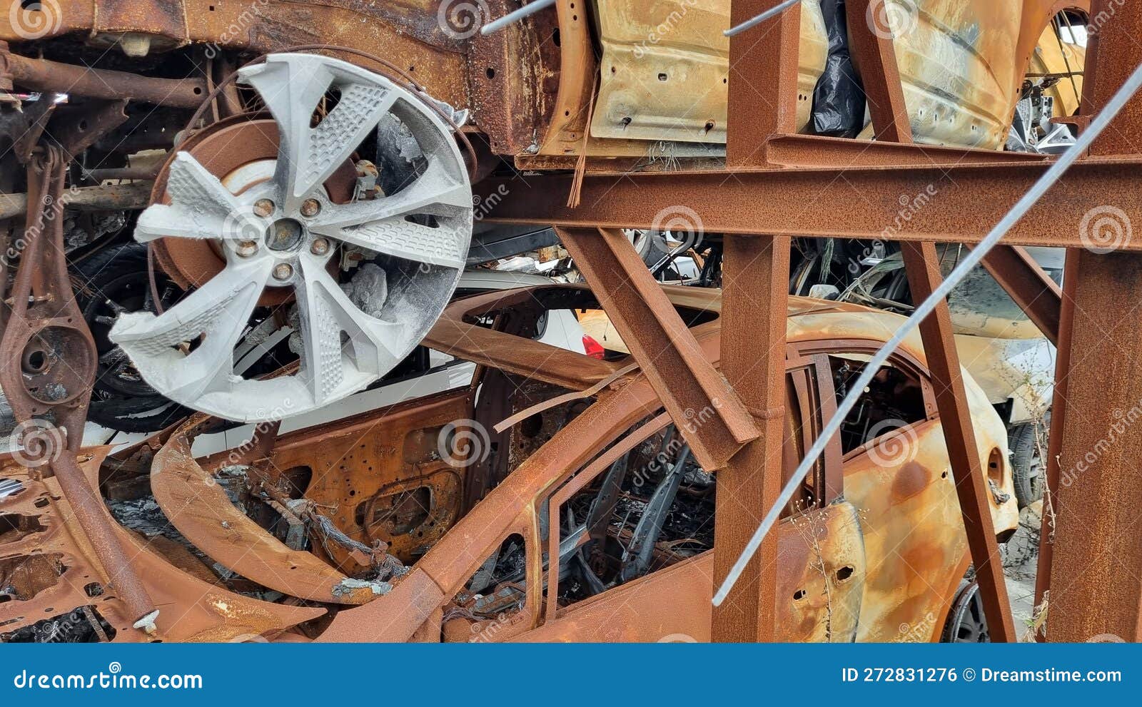 Background with a Car after a Traffic Accident. Jpeg Stock Photo ...