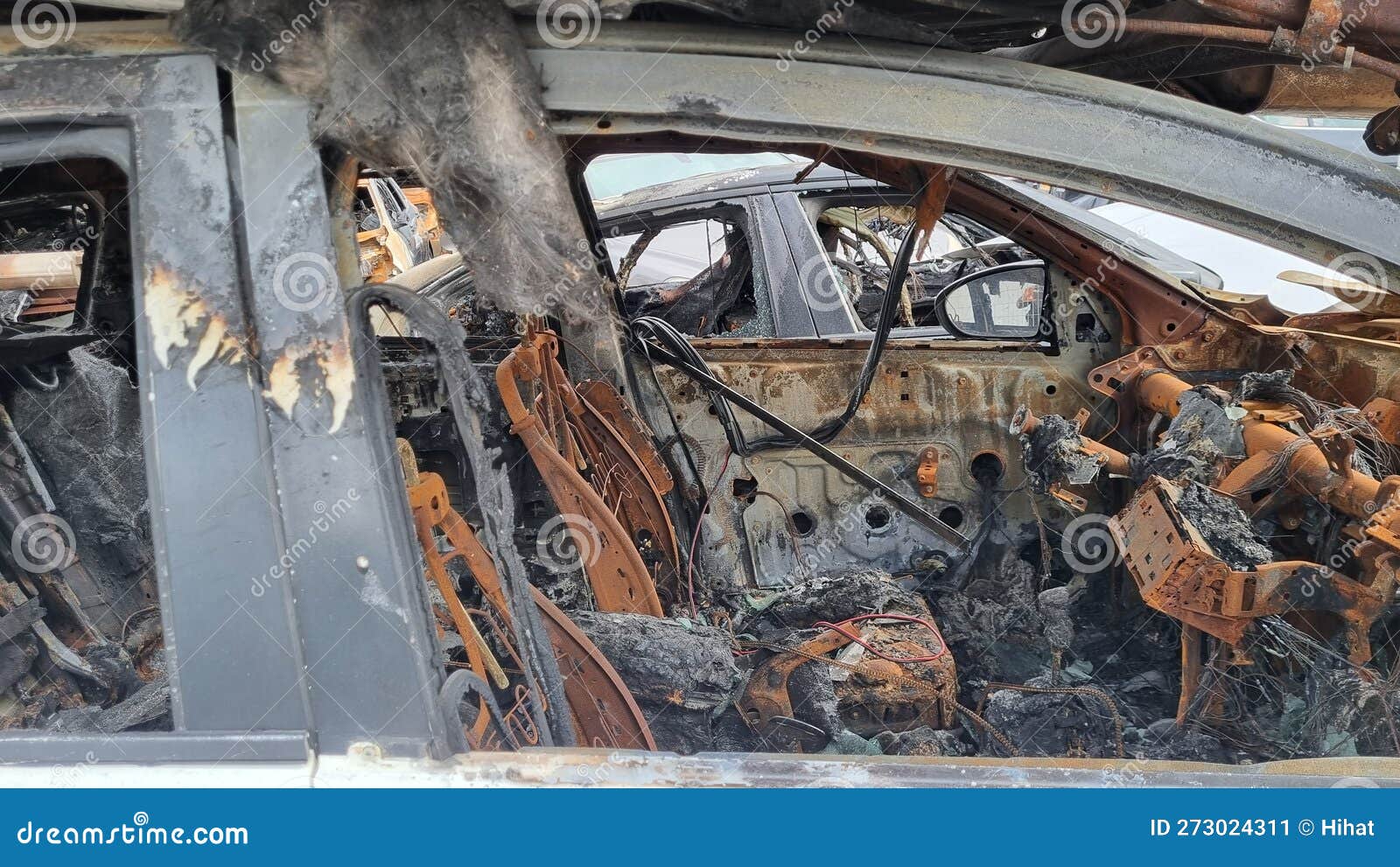 Background with a Car after a Traffic Accident. Jpeg Stock Image ...