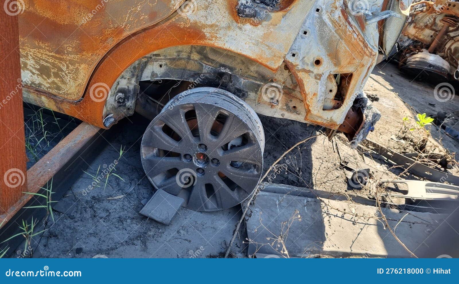 Background with a Car after a Traffic Accident. Jpeg Stock Photo ...