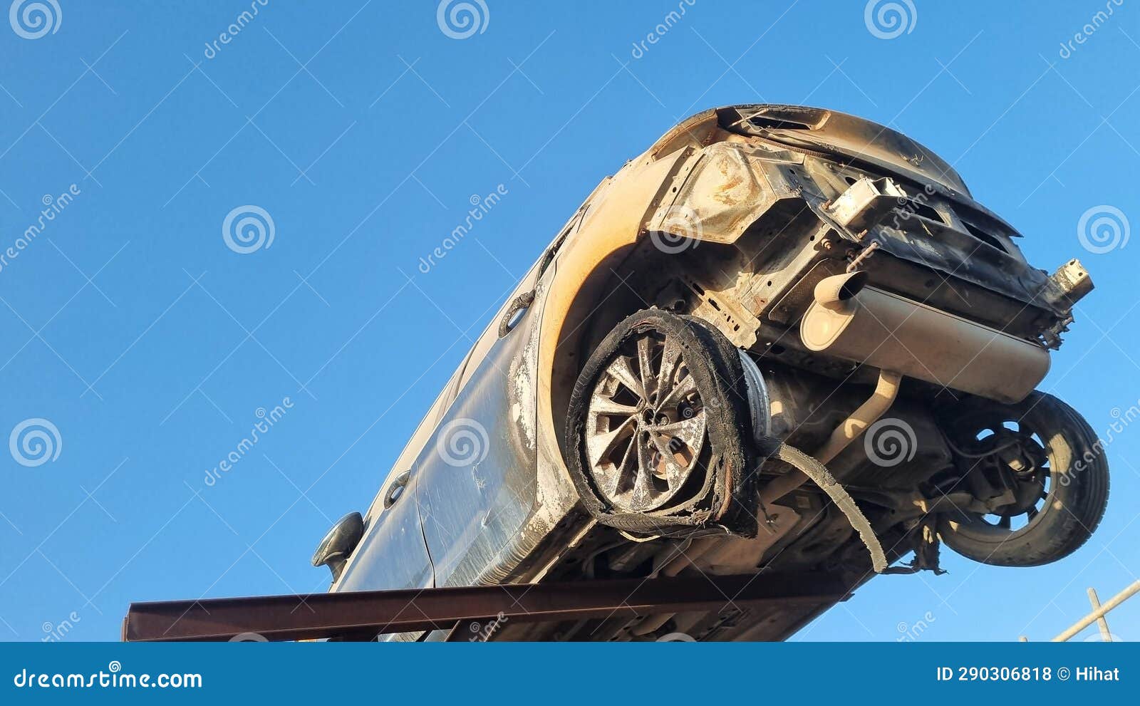 Background with a Car after a Traffic Accident. Jpeg Stock Photo ...