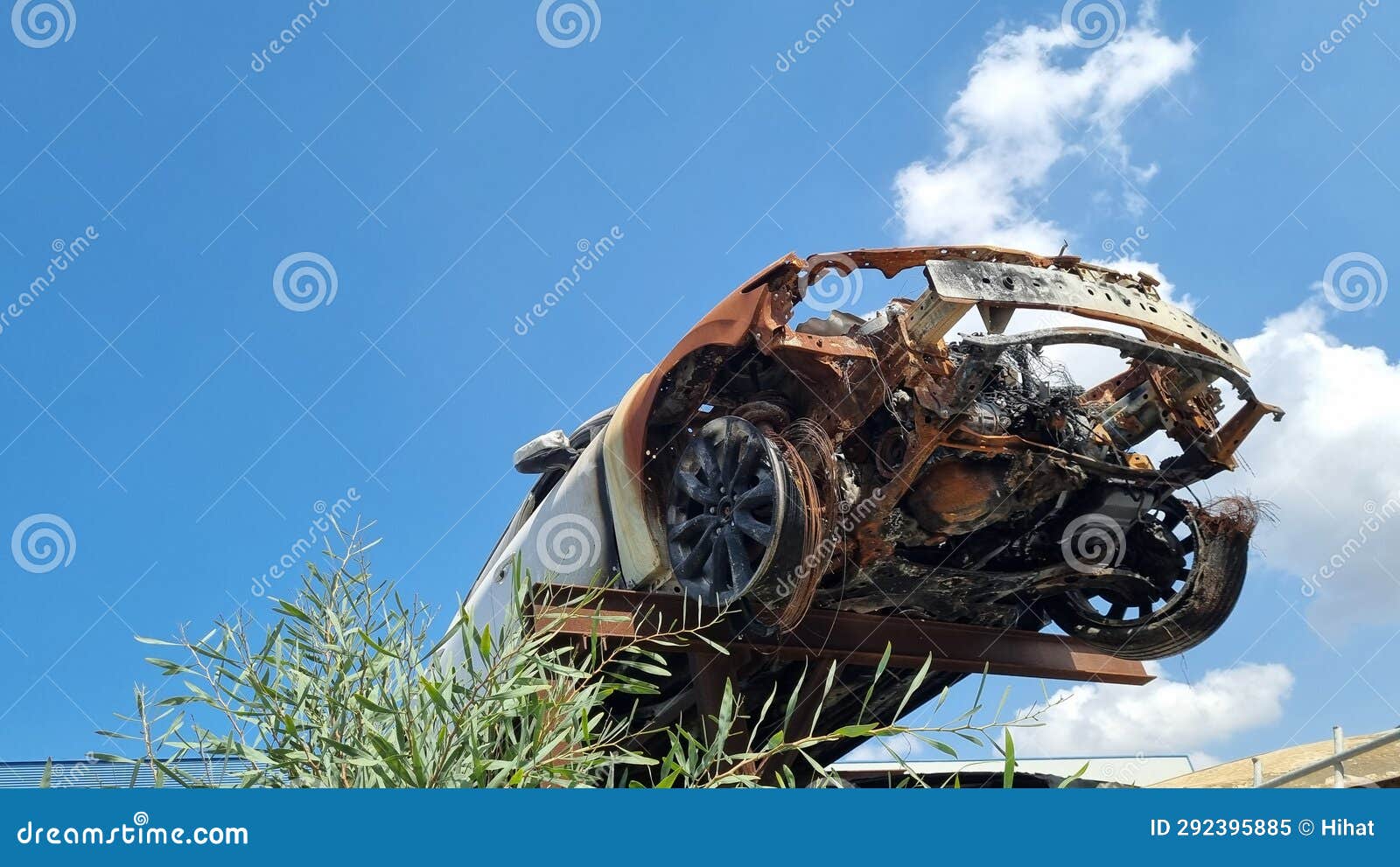 Background with a Car after a Traffic Accident. Jpeg Stock Image ...