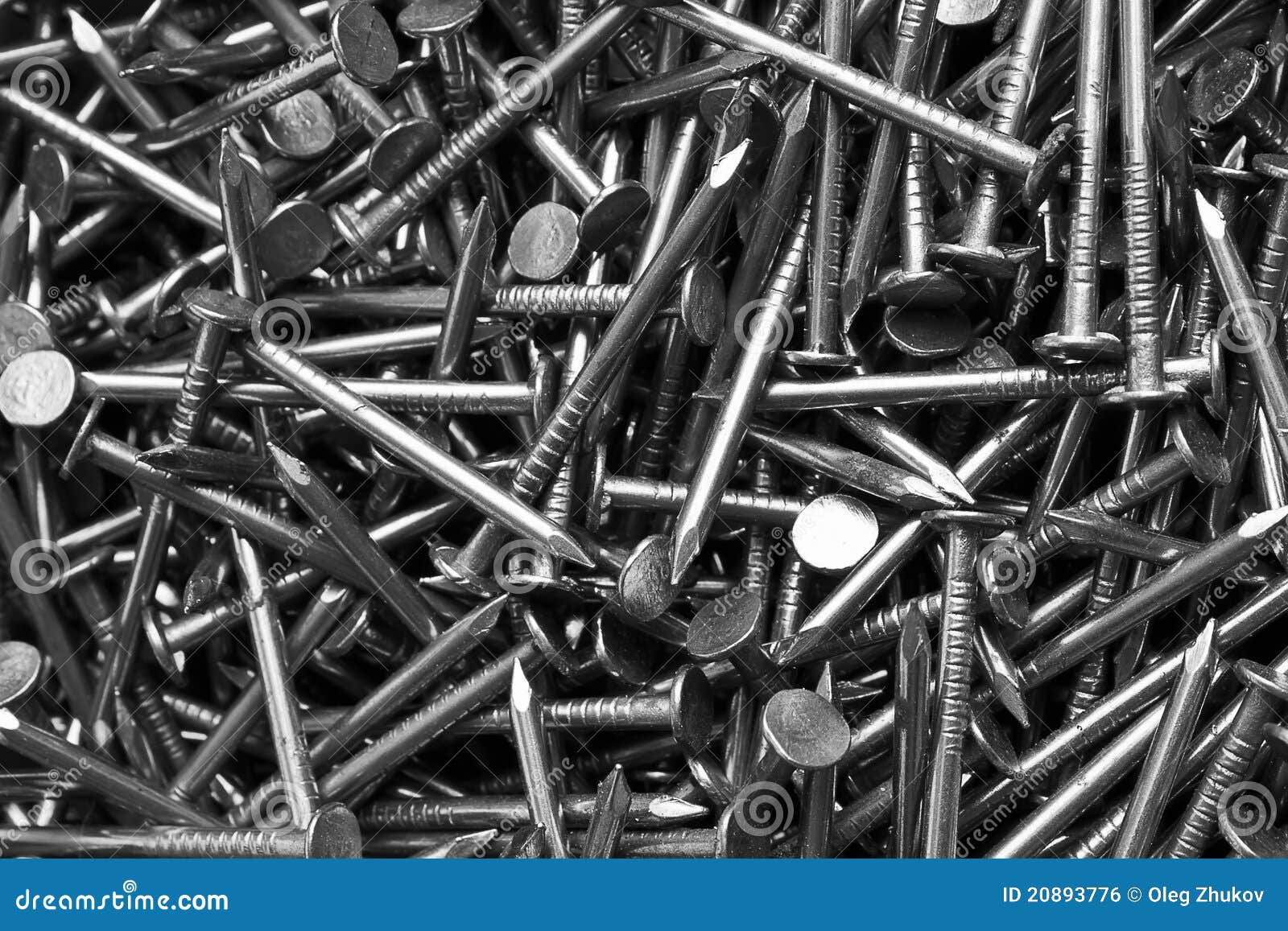 Background of Carpentry Nails Stock Photo - Image of nails, pile: 20893776