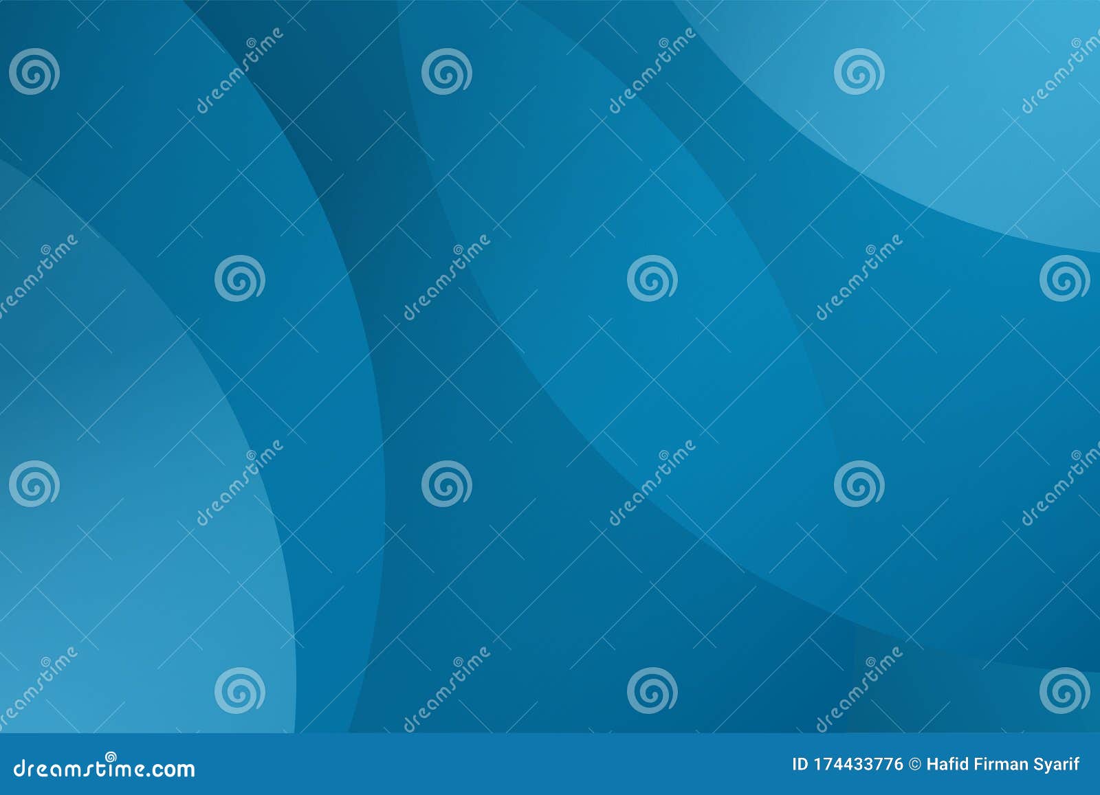 Simple Abstract Blue Wave Background Design Template Vector Stock ...